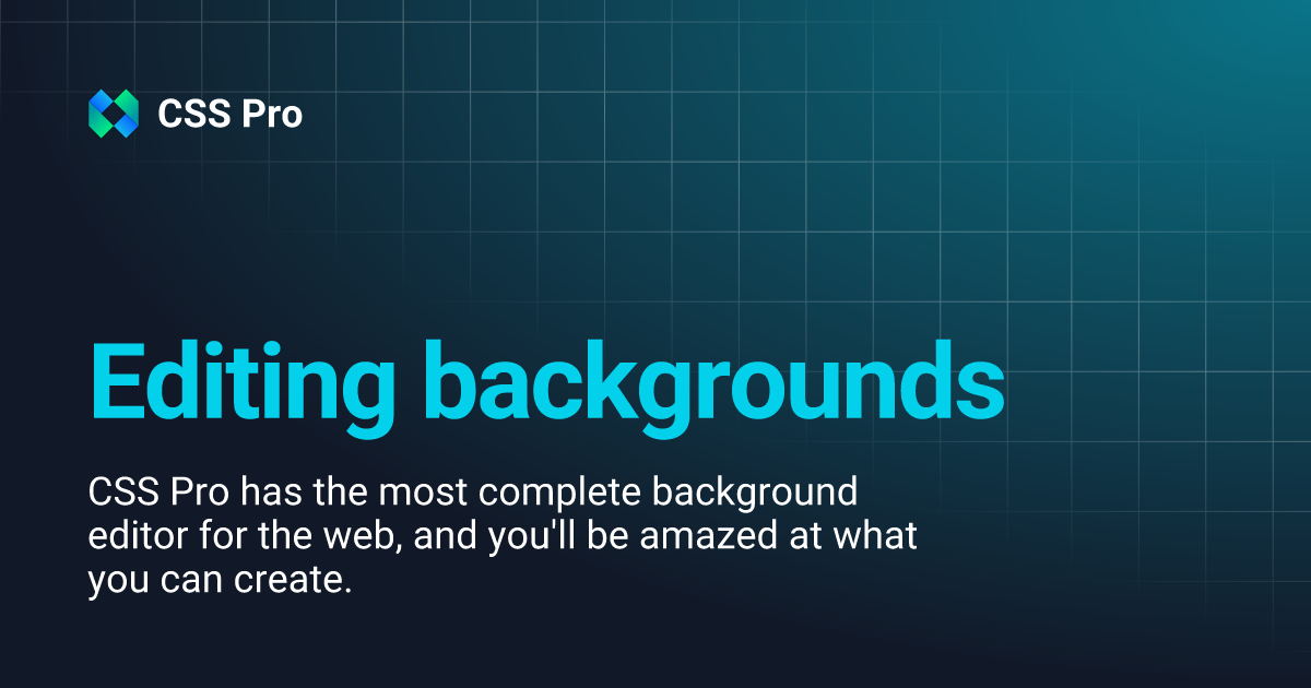 Editing backgrounds | CSS Pro